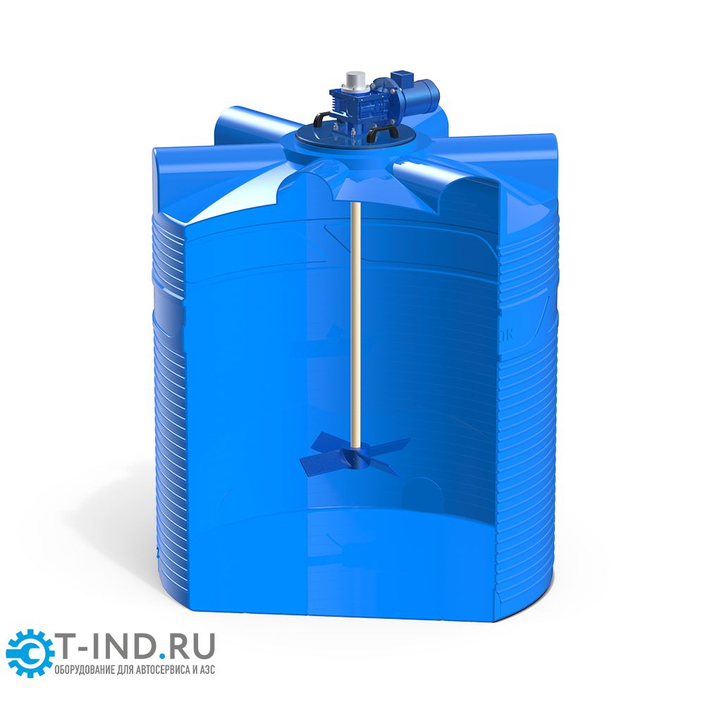 Емкость цилиндрическая Polimer-Group V 3000, 3000 литров, с лопастной мешалкой купить в Санкт ...