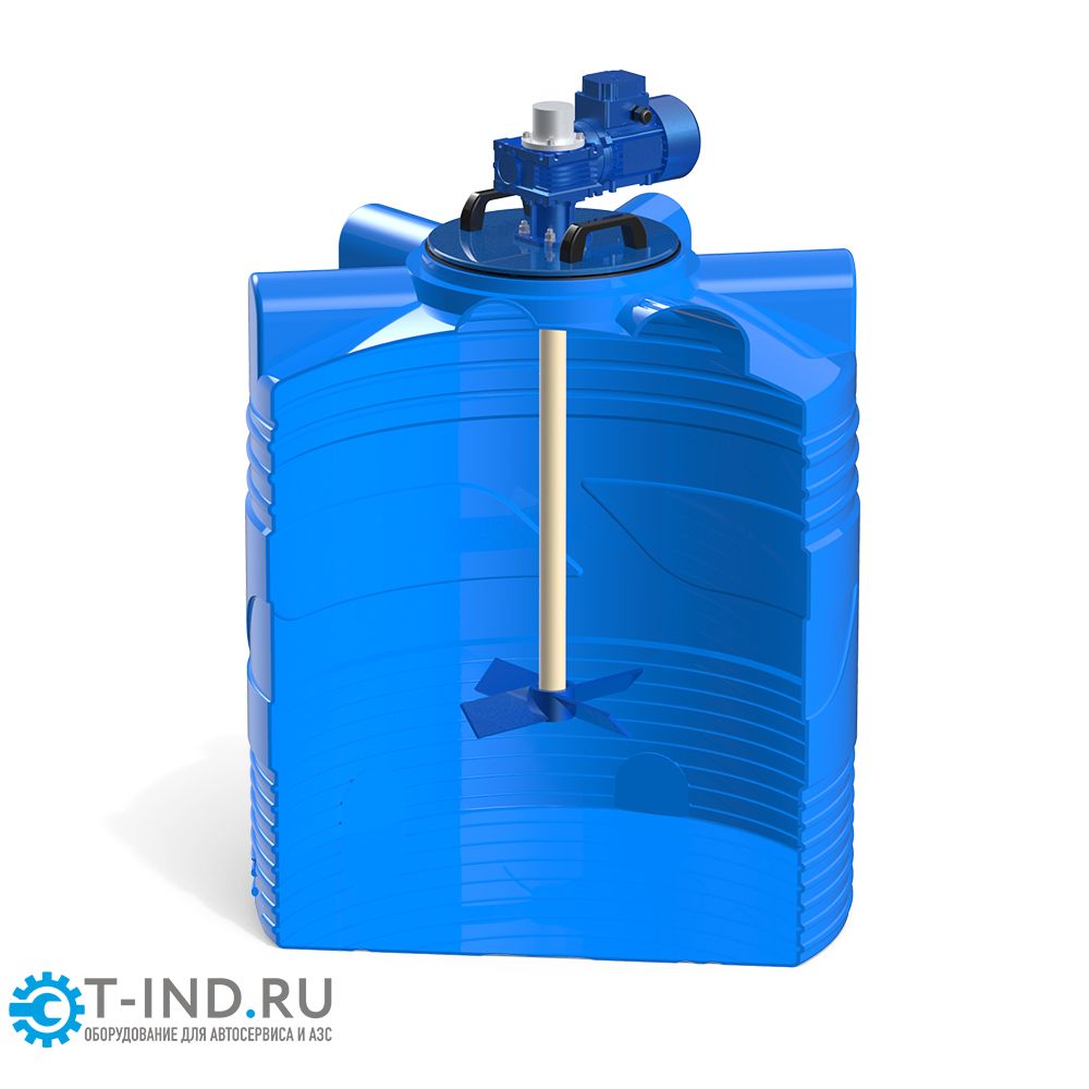 Емкость цилиндрическая Polimer-Group V 500, 500 литров, с лопастной мешалкой купить в Санкт ...