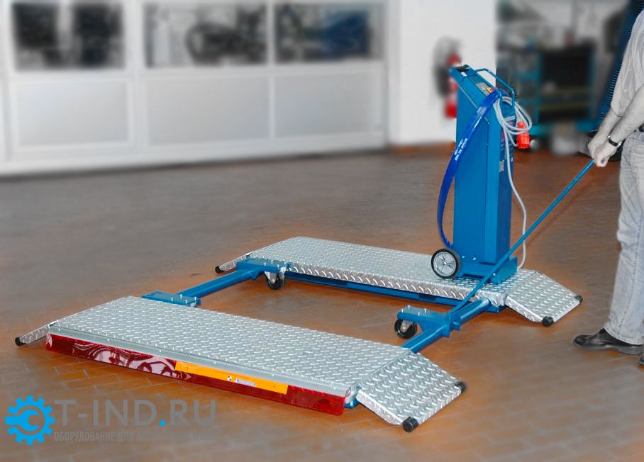 Подъемник автомобильный ножничный 3 тонны 220В Nussbaum SPRINTER ...