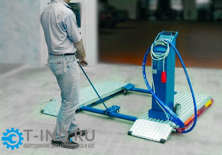 Подъемник автомобильный ножничный 3 тонны 220В Nussbaum SPRINTER ...